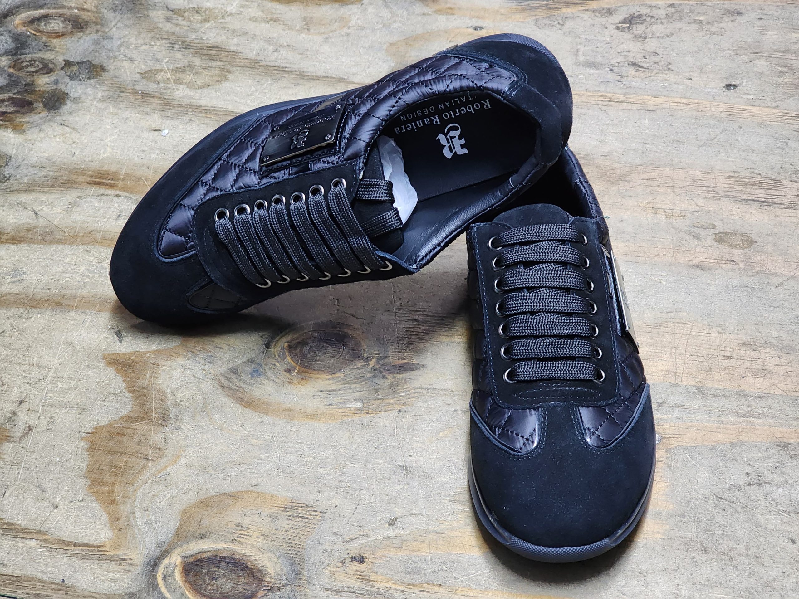 Roberto Raniera Black Turf Boots | Style Fusionz